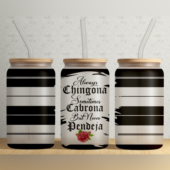 Dining | Chingona Frosted Beer Can Glass Cup | Poshmark